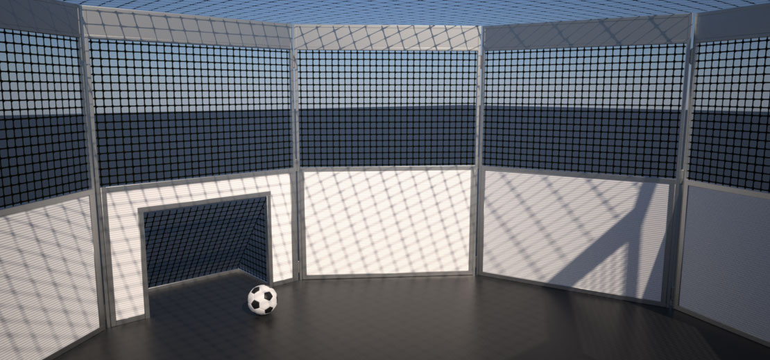Soccer Cage Configurator - Configure your individual Panna Soccer Cage now.
