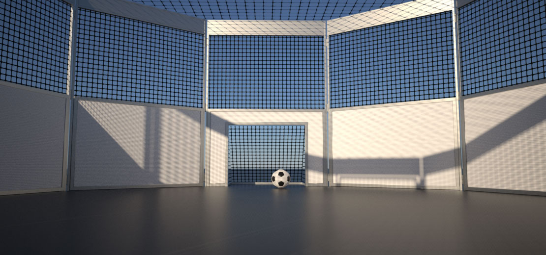 Soccer Cage Configurator - Configure your individual Panna Soccer Cage now.